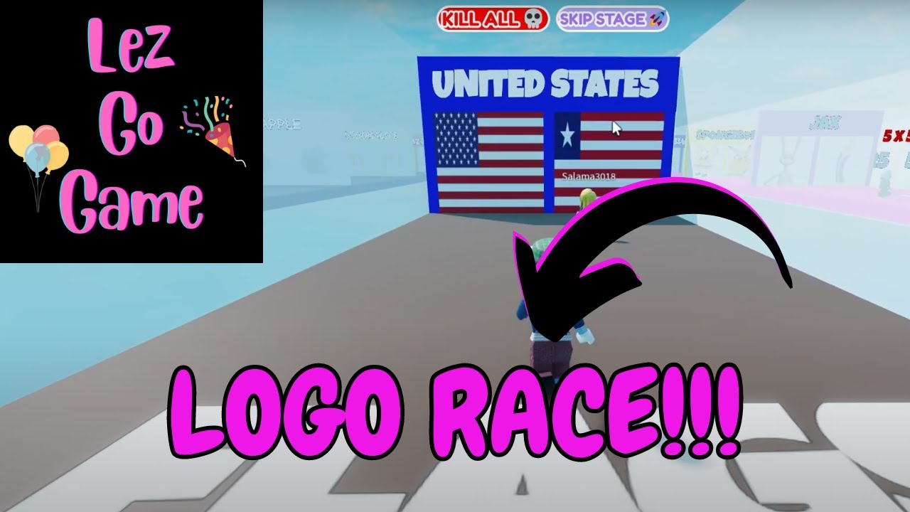 Roblox Game | Logo Race!!! Bakit flag? #beginner - YouTube