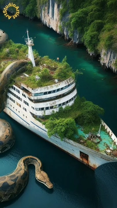 Nature Discovery | Travel Exploration|Abandoned Python Vs Ship #shotrs ...