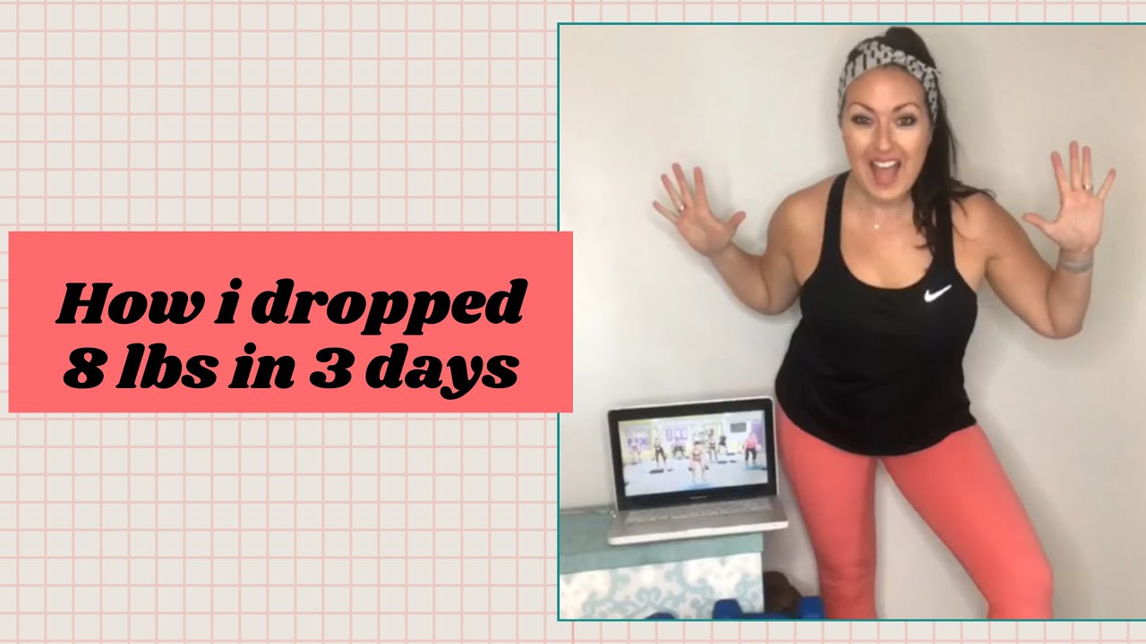 How I lost 8 pounds in 3 days - YouTube