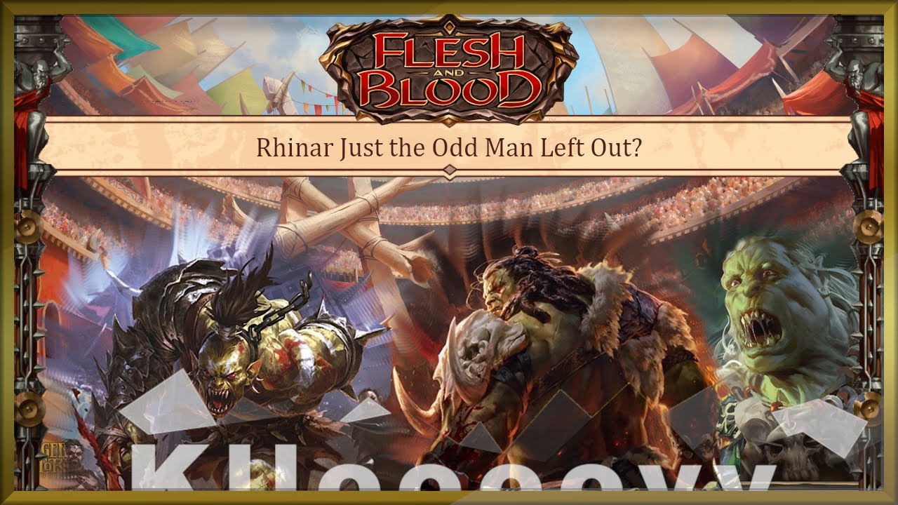 Yeah... So How's Everyone Feeling About Rhinar in Heavy Hitters | Flesh ...