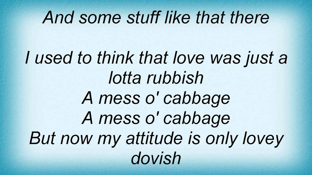 Kelly Clarkson - Stuff Like That There Lyrics - YouTube