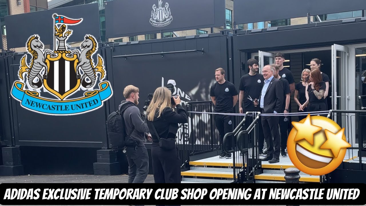 BRAND NEW EXCLUSIVE Newcastle United ADIDAS club shop vlog !!!!! - YouTube