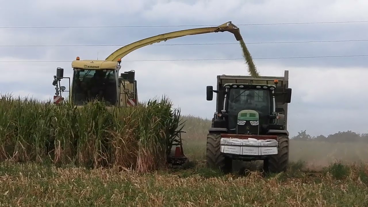 ENSILAGE MAÏS ENTREPRISE BERGERON FERME DE SAINT GERMAIN DE FRESNEY 27 ...