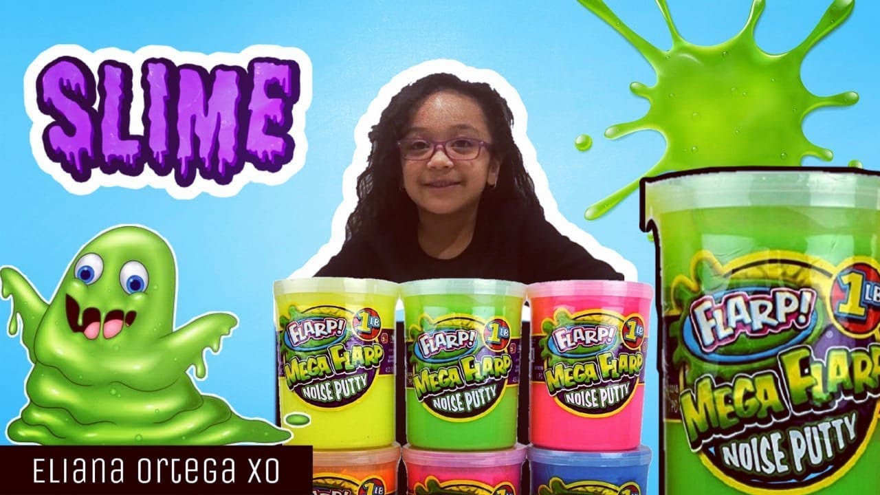 Kids Fun Mega Flarp Slime Video - YouTube