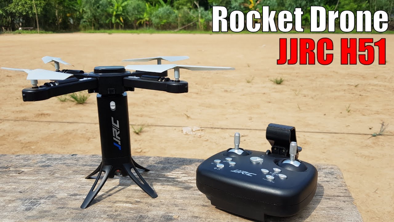 Mở Hộp Flycam Giá Rẻ 700k có camera HD | JJRC H51 Rocket Drone - YouTube