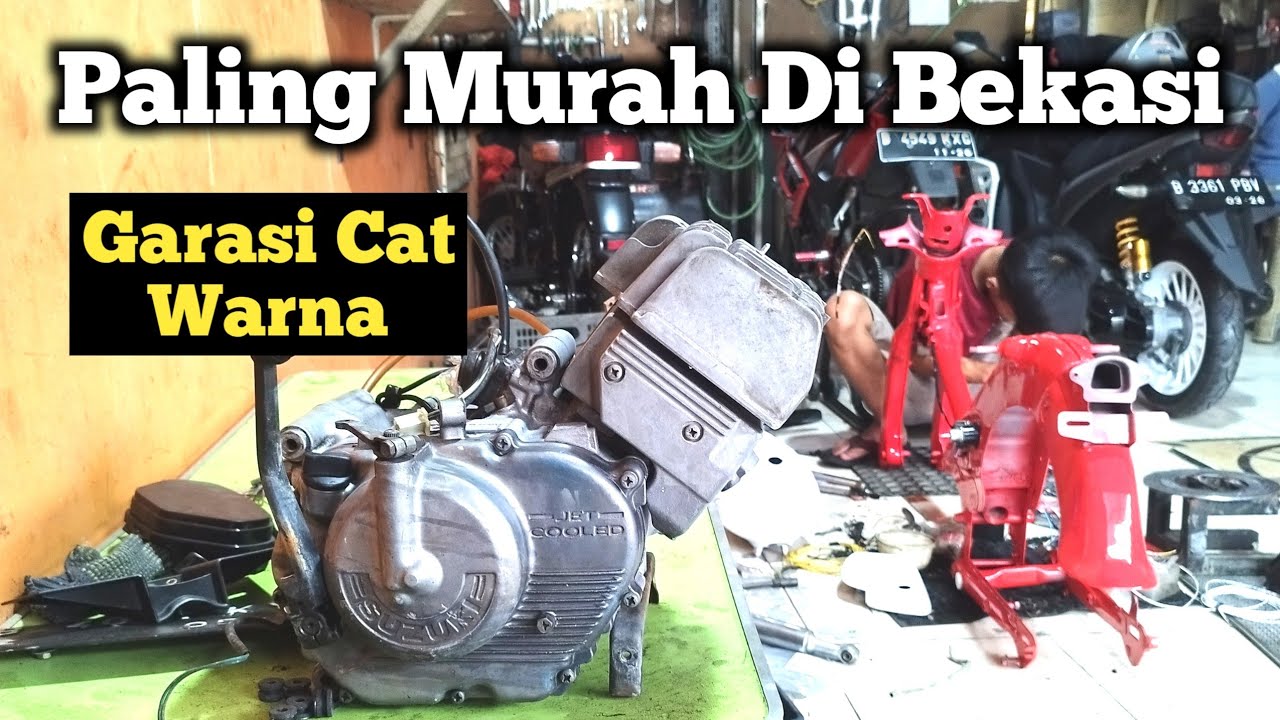 Cat Motor Cuma Rp 900 Ribu, Garasi Cat Warna Bekasi - YouTube