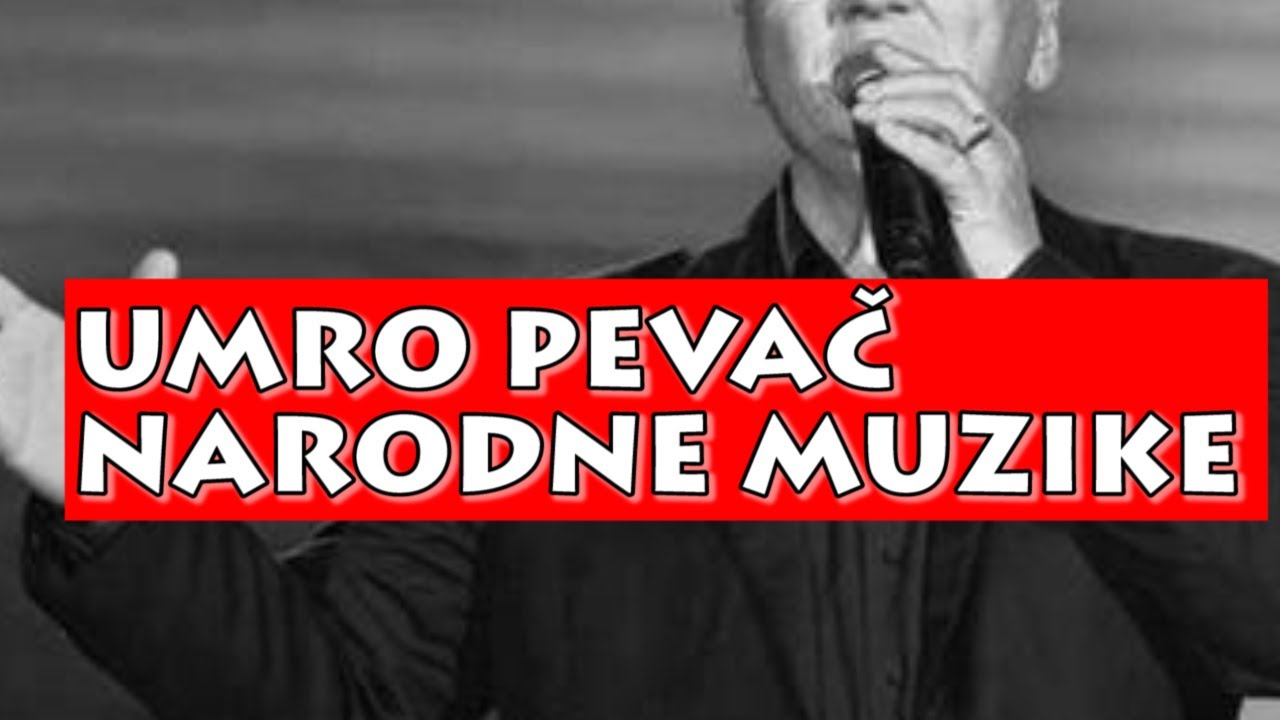 UMRO PEVAČ NARODNE MUZIKE - YouTube