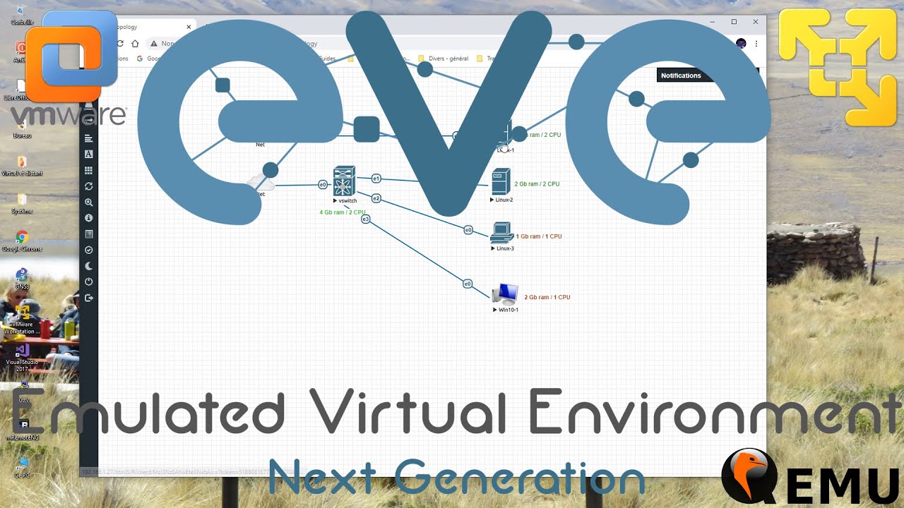 Simulation réseau - Découverte de EVE NG - YouTube