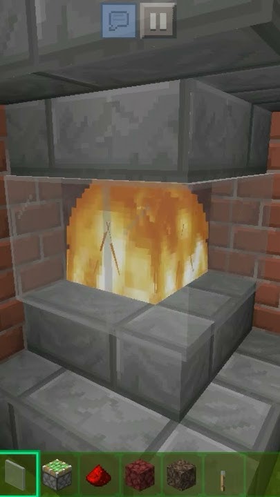 tutorial cara membuat api unggun yang bisa berubah warna di minecraft - YouTube