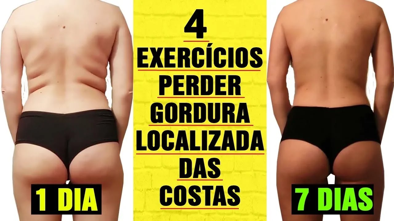 4 ExercÍcios Como Perder Gordurinhas Das Costas E Eliminar Gordura