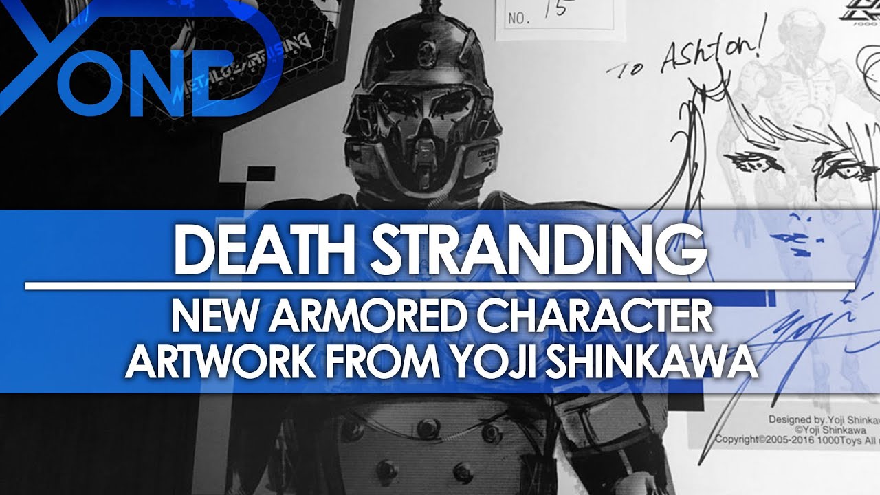 Death Stranding - New Armored Character Artwork from Yoji Shinkawa ...