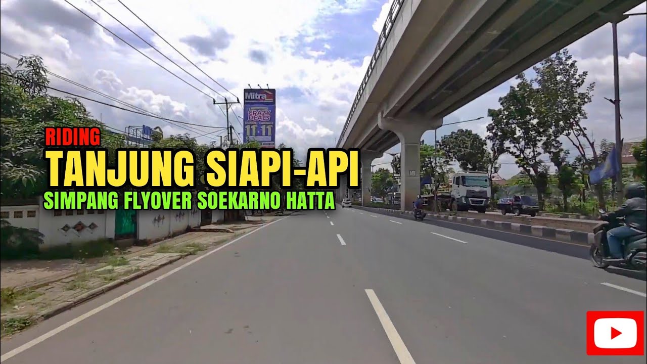 Driving Palembang, Suasana Jalan Tanjung Siapi-api - Kawasan ...
