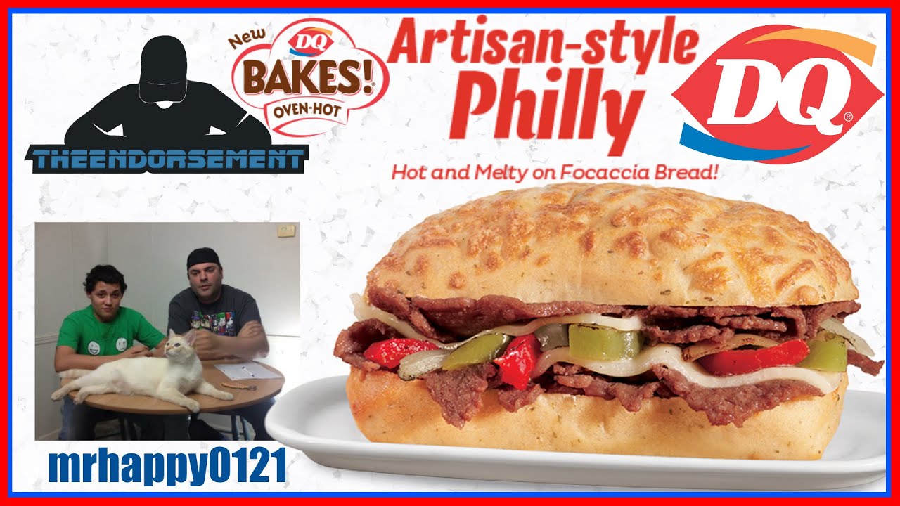 DAIRY QUEEN® - DQ BAKES! ARTISAN-STYLE PHILLY REVIEW W/ MRHAPPY0121 ...