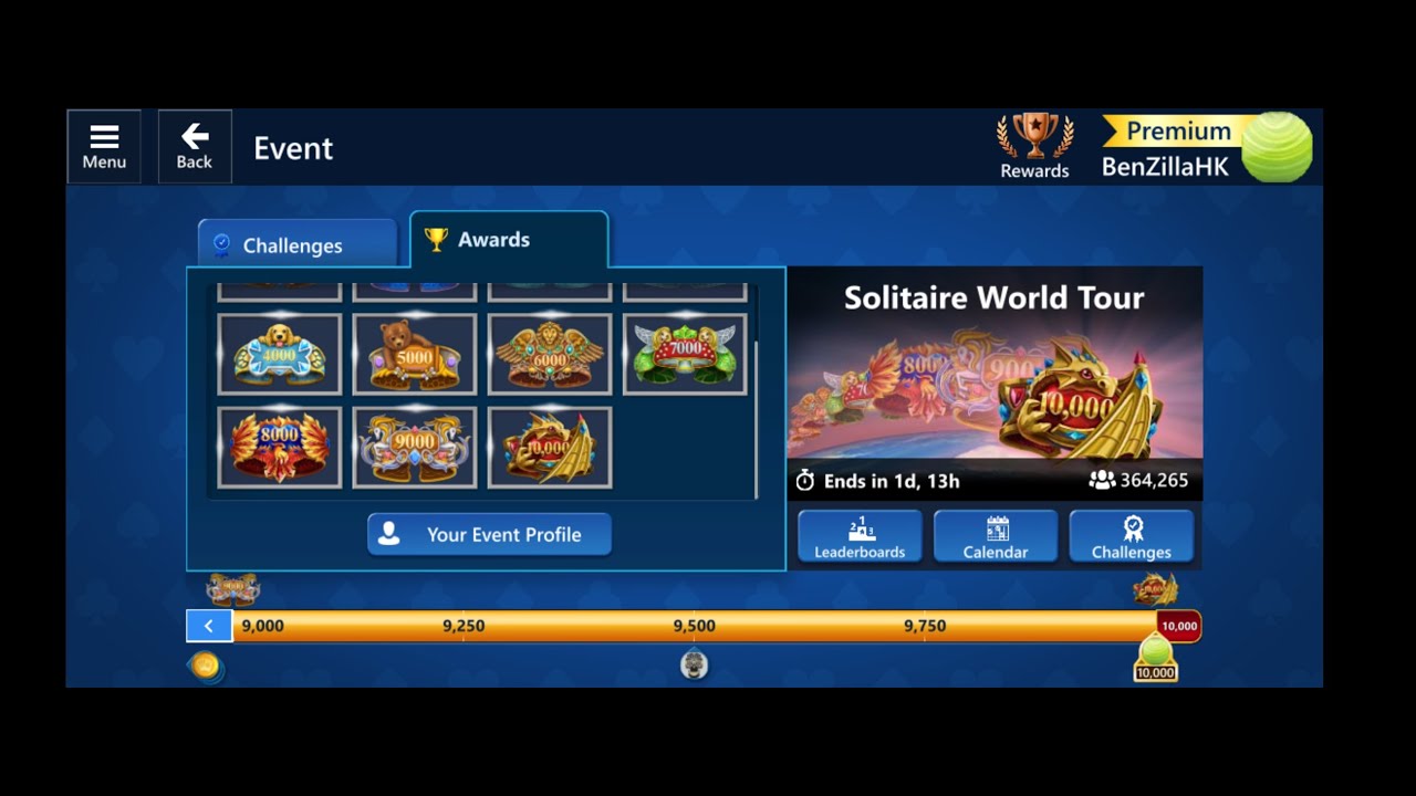 Microsoft Solitaire Collection | Event Challenge: Solitaire World Tour ...