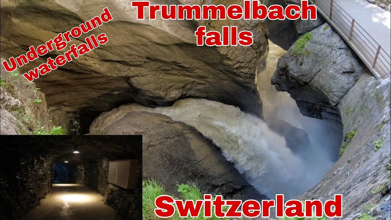 Trümmelbachfälle, Trummelbach falls, fantastic waterfalls - YouTube