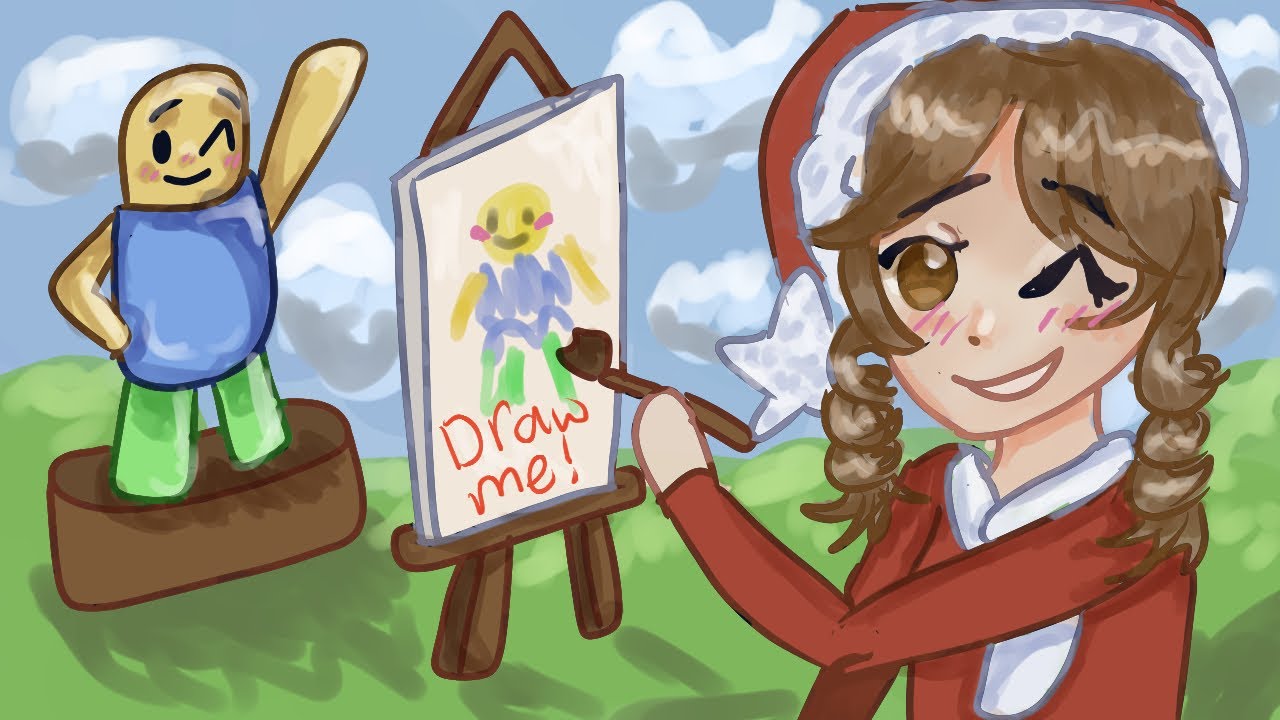 Drawing People in Roblox Draw Me!! - YouTube