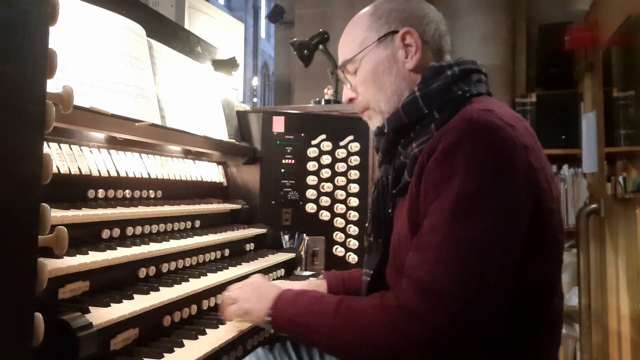 BACH In dulci jubilo BWV 608 - played by Peter Dyke on the organ of ...
