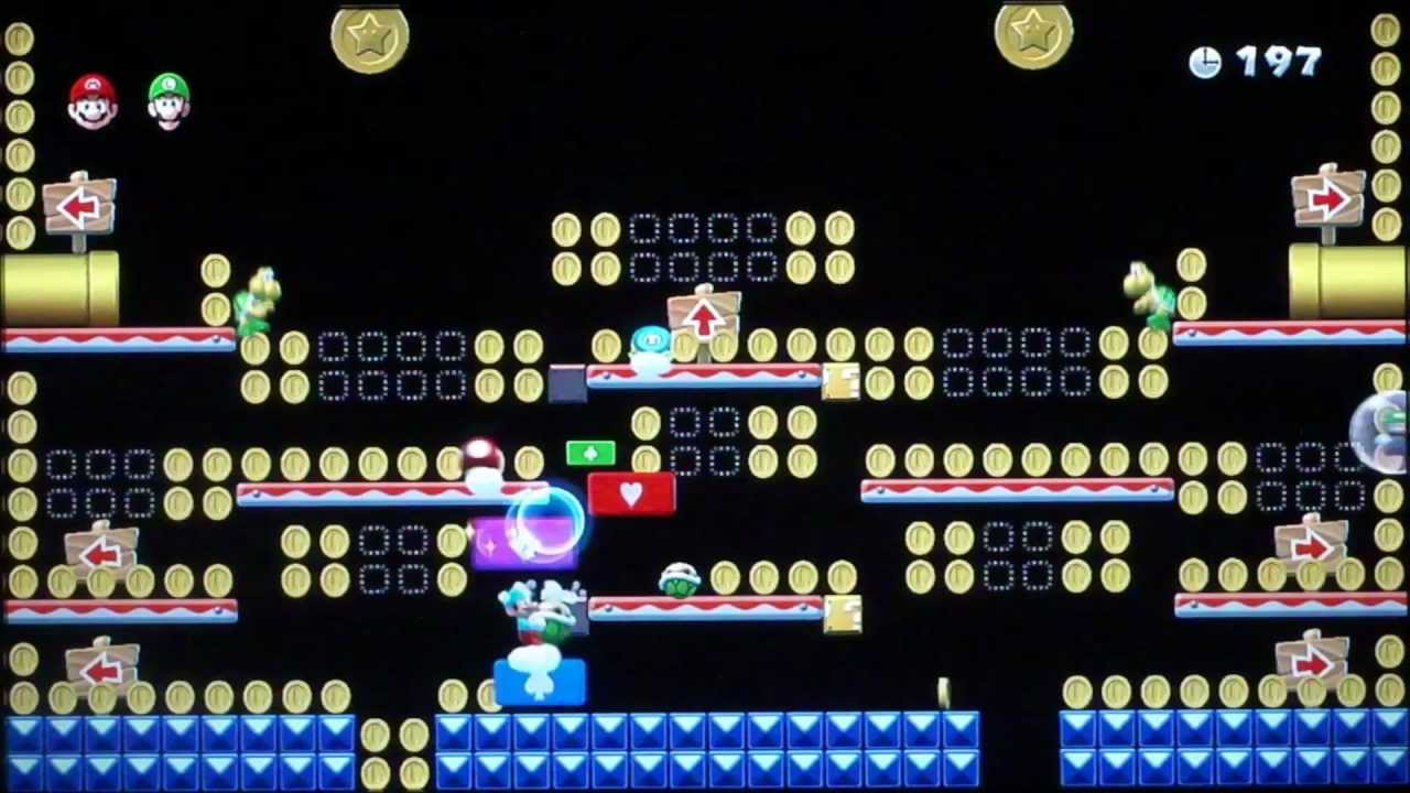 New Super Mario Bros. U Coin Battle Mode [Boost Mode] - Level 2 - YouTube