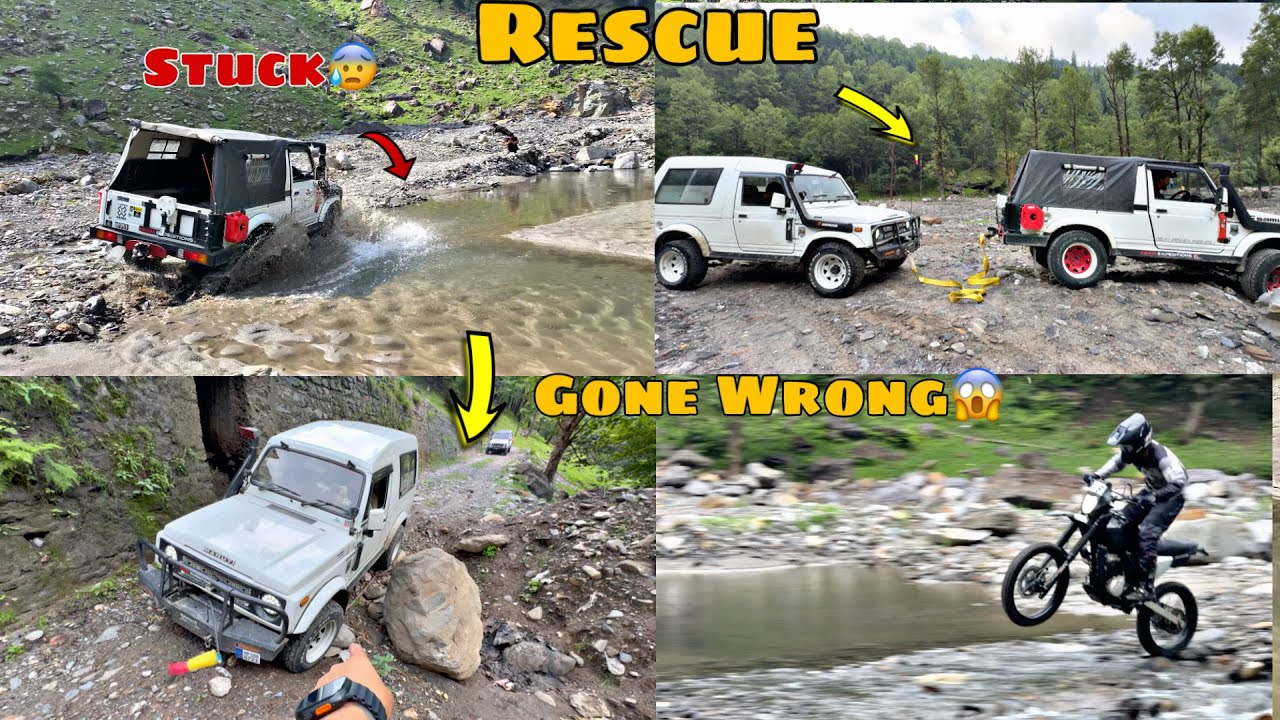 Offroading gone Extremely Wrong 😱 | Rescued Gypsy from Gypsy | Gypsy ...