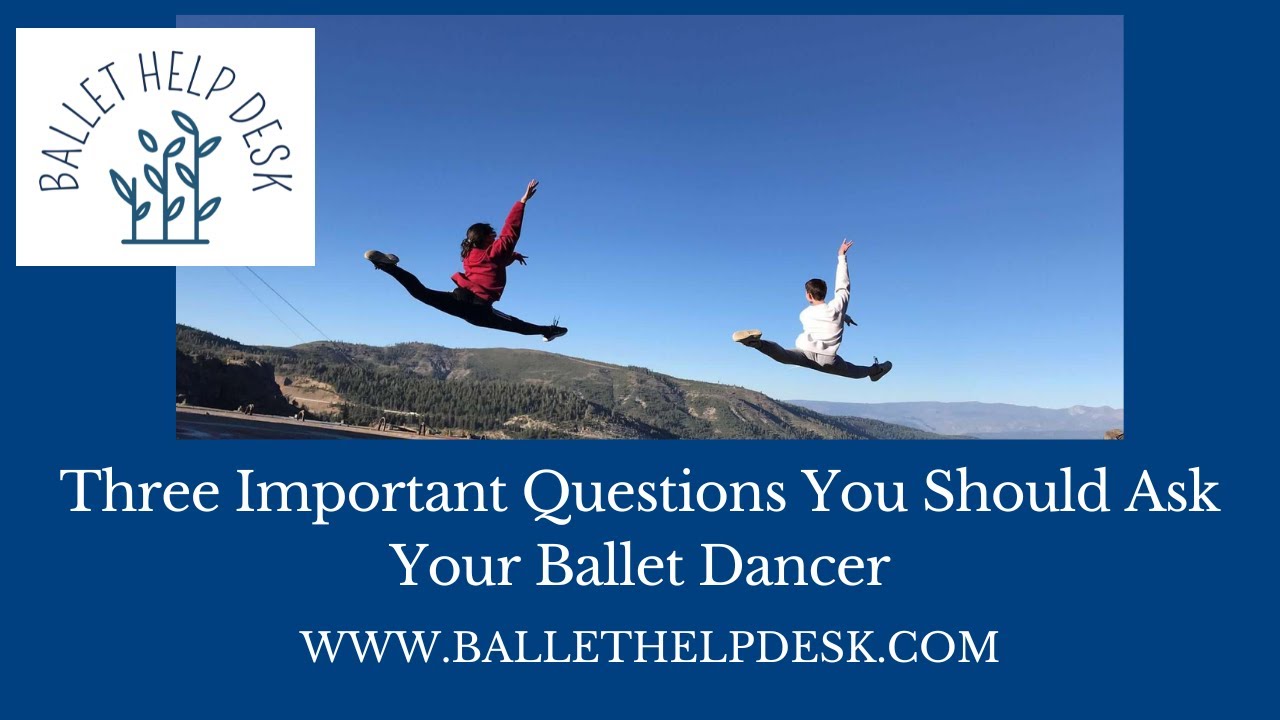 Three Important Questions to Ask Your Dancer - YouTube