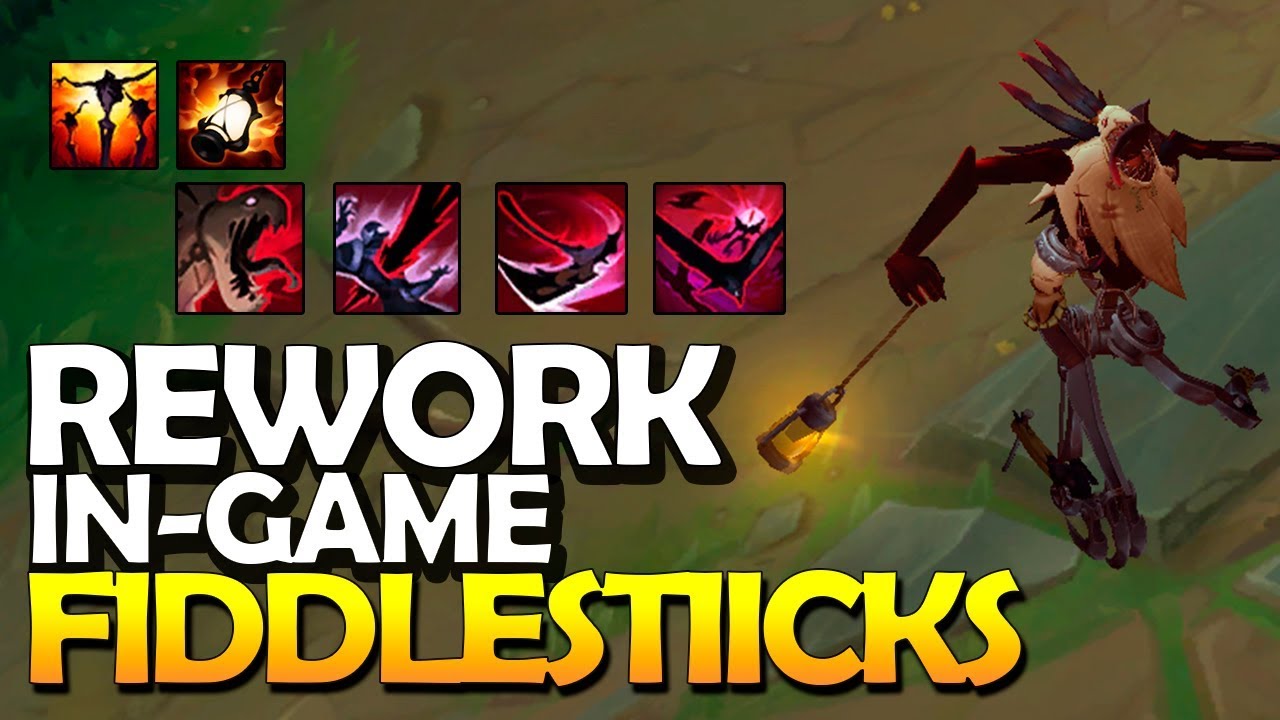 REWORK FIDDLESTICKS | Habilidades, Animaciones y más! **doble fear ...