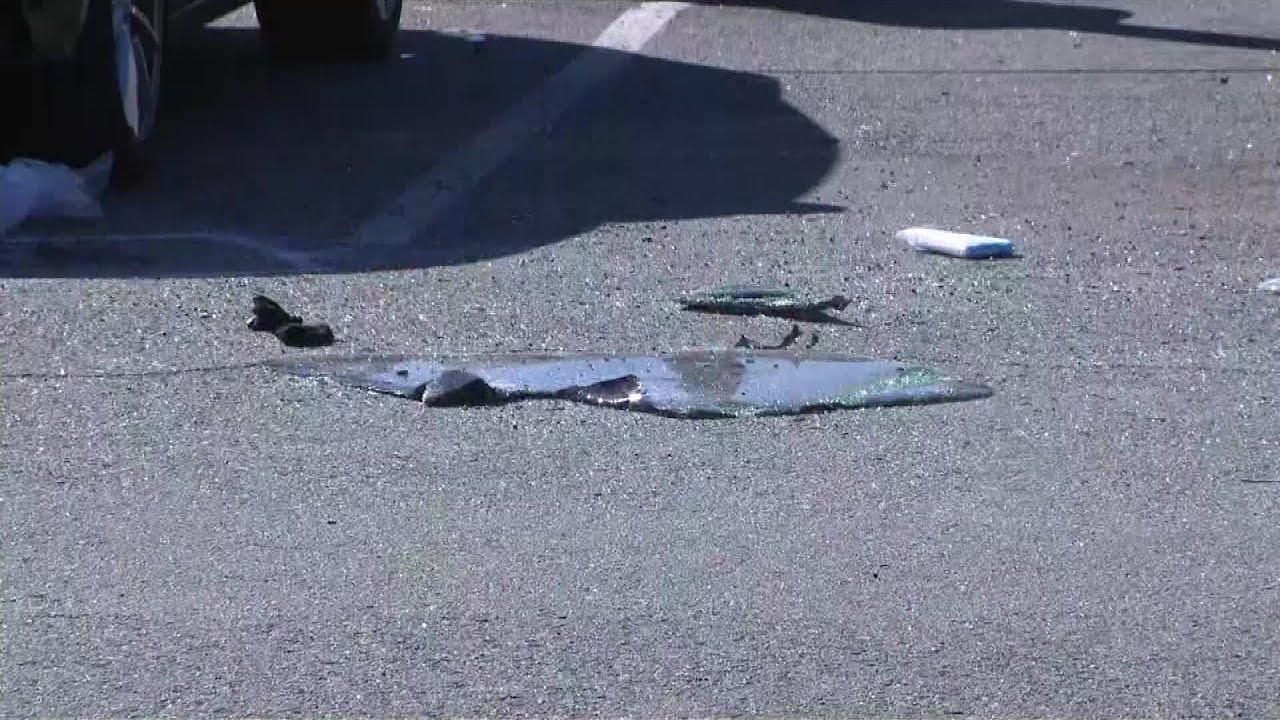 Raw video: Multi-vehicle crash scene in Target store parking lot in San ...
