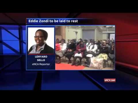Eddie Zondi to be laid to rest - YouTube