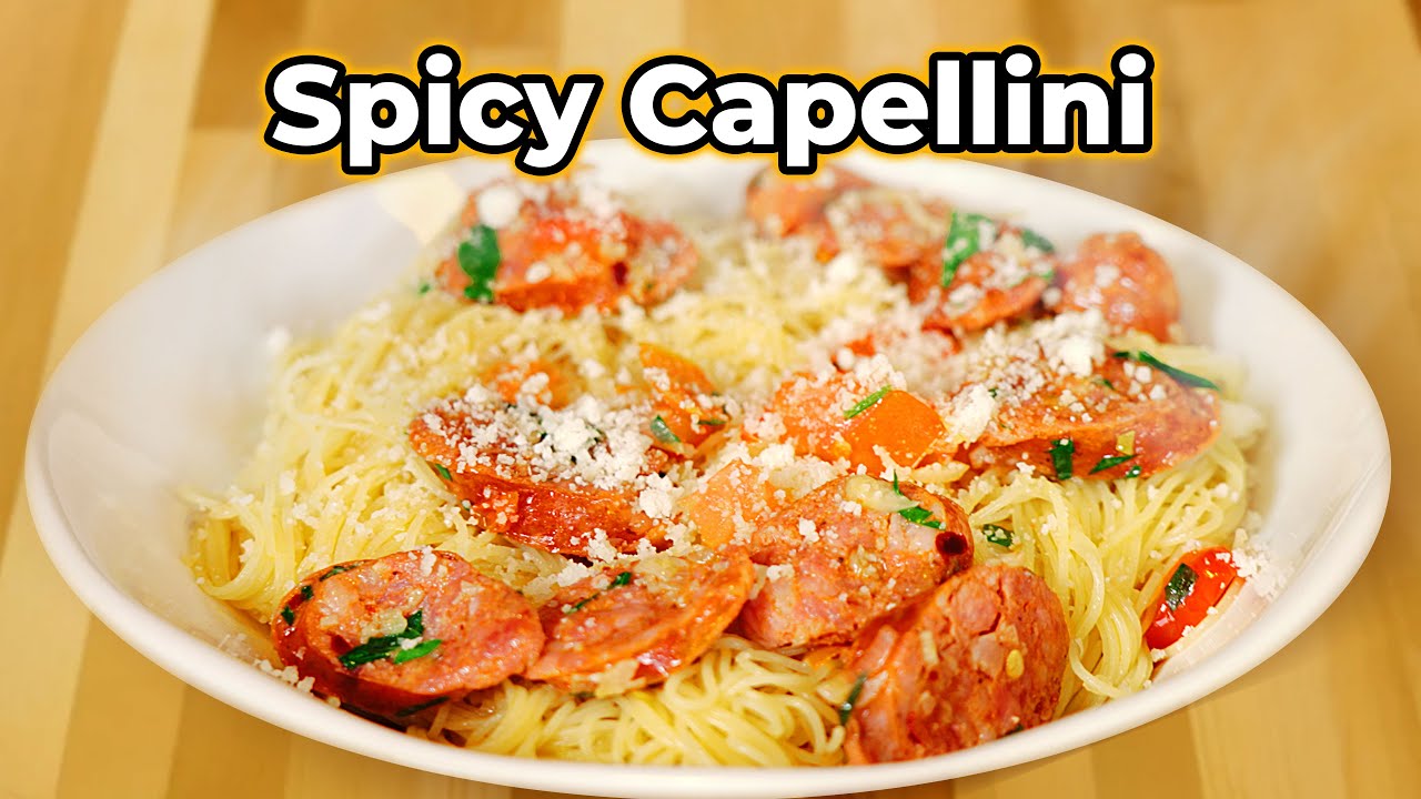 Spicy Italian Sausage Capellini Pasta Recipe | Capital Kitchen - YouTube