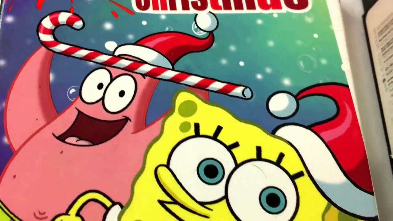 Spongebob Squarepants Christmas Video / Nicktoons Nickelodeon / VHS ...