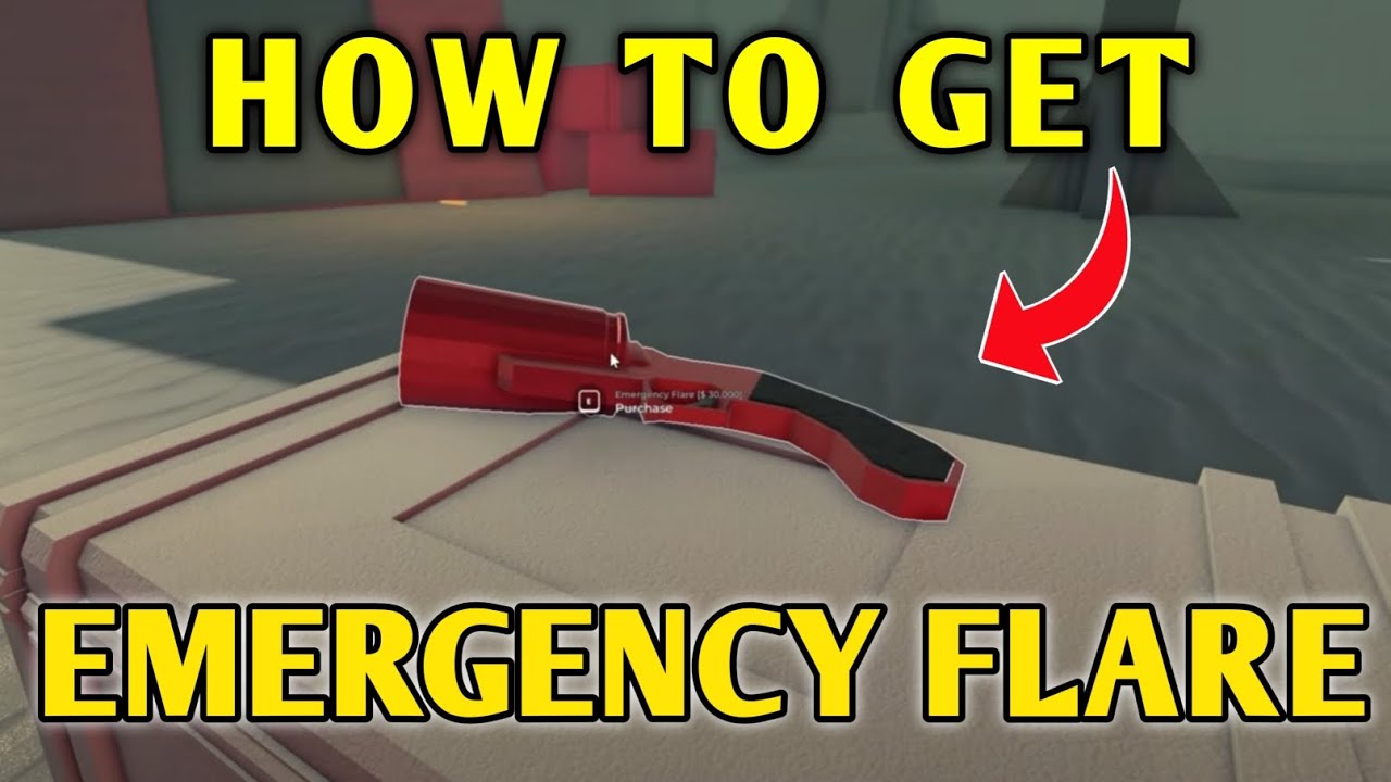 How To Get & Use Emergency Flare In Dig Roblox | What Does Emergency ...