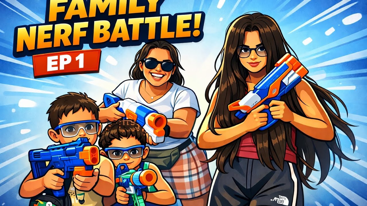 Nerf War in a New Map! - YouTube