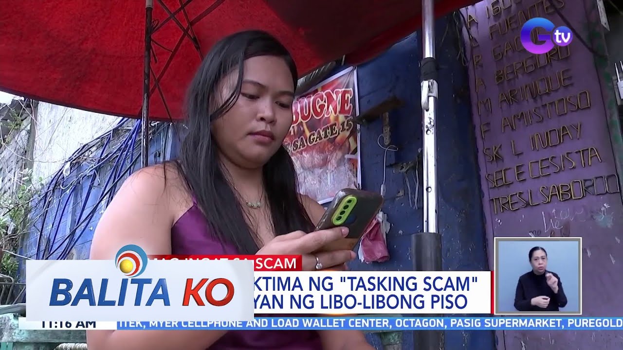 Babae, nabiktima ng "tasking scam" at natangayan ng libo-libong piso ...