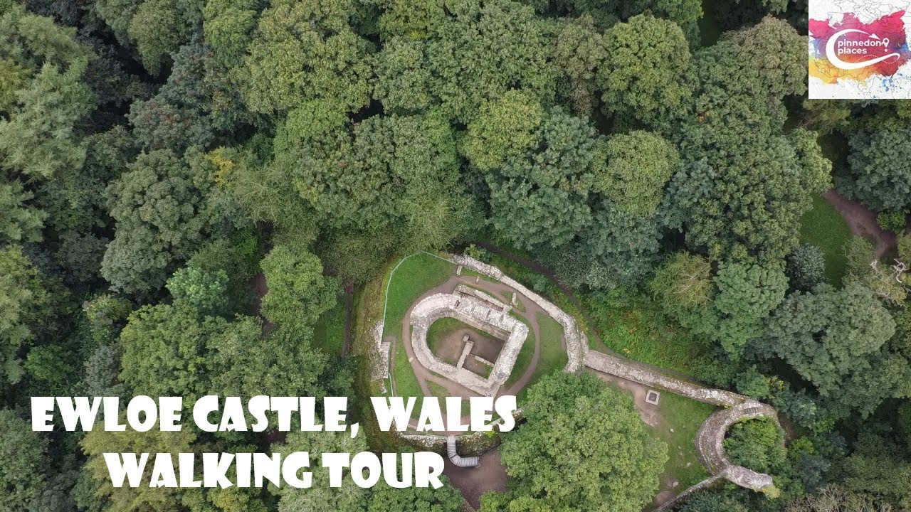 EWLOE CASTLE, WALES | Walking Tour | Pinned on Places - YouTube