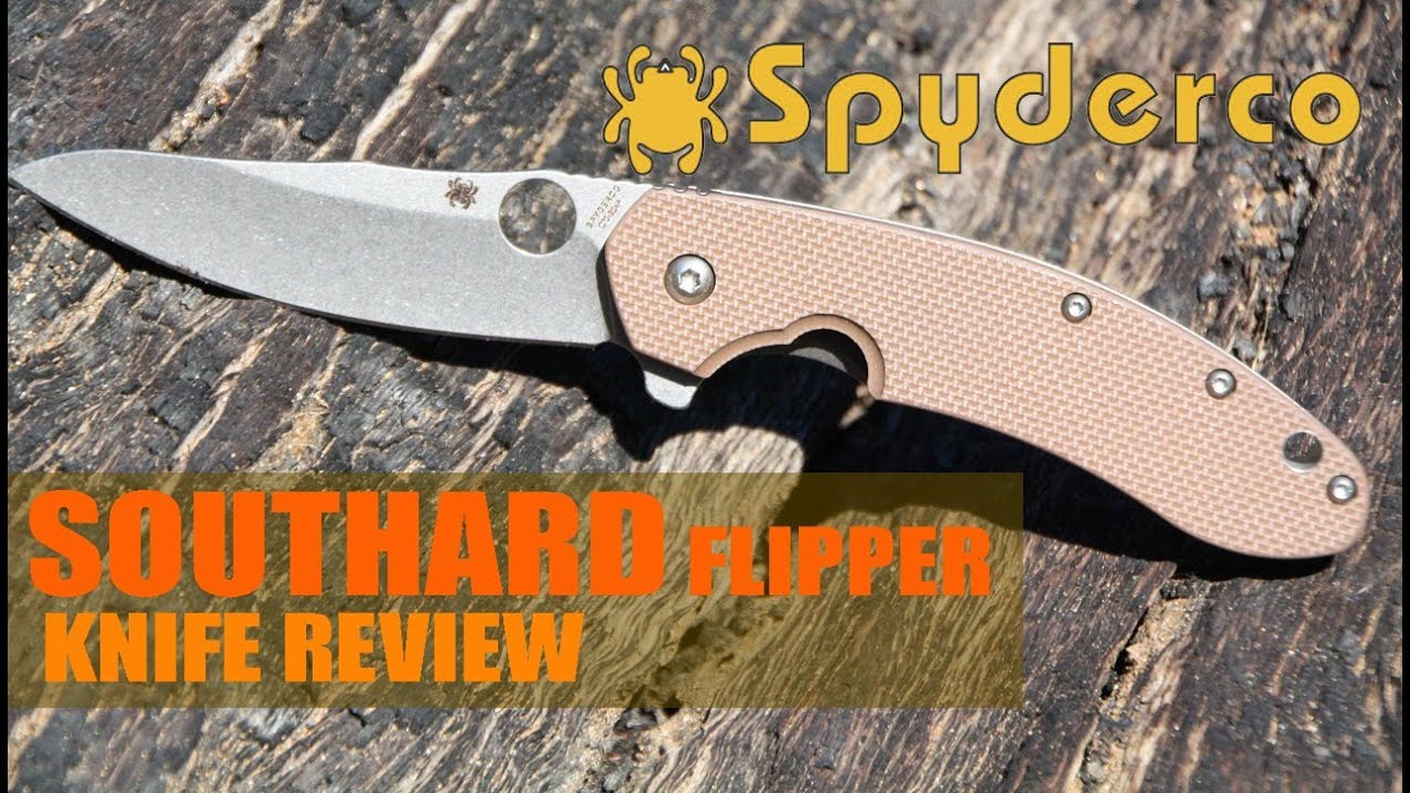Spyderco Southard Flipper C156GPBN Knife Review | OsoGrandeKnives - YouTube