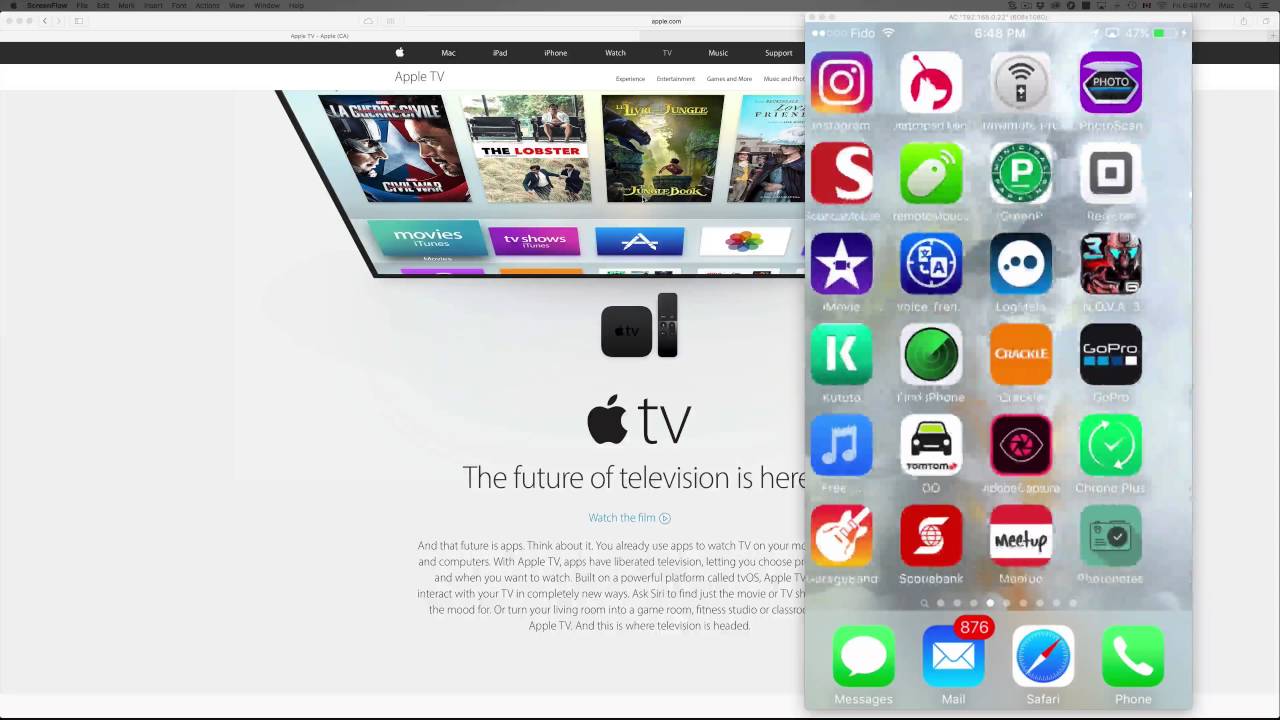 How to Airplay in iOS 9.3.5 - iPhone 5s iPhone 6 iPhone 4s iPhone 6s ...