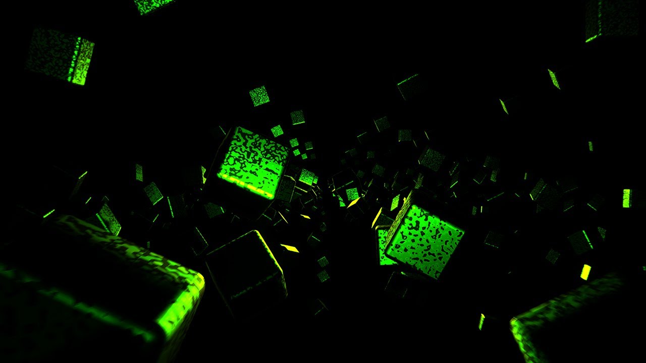 Rotating Green Cubes Video Background FREE Live Wallpaper Screensaver ...
