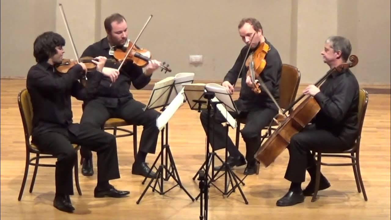 Haydn - String Quartet, Op. 76 No. 2 "FIFTHS" - ZAGREB QUARTET - YouTube