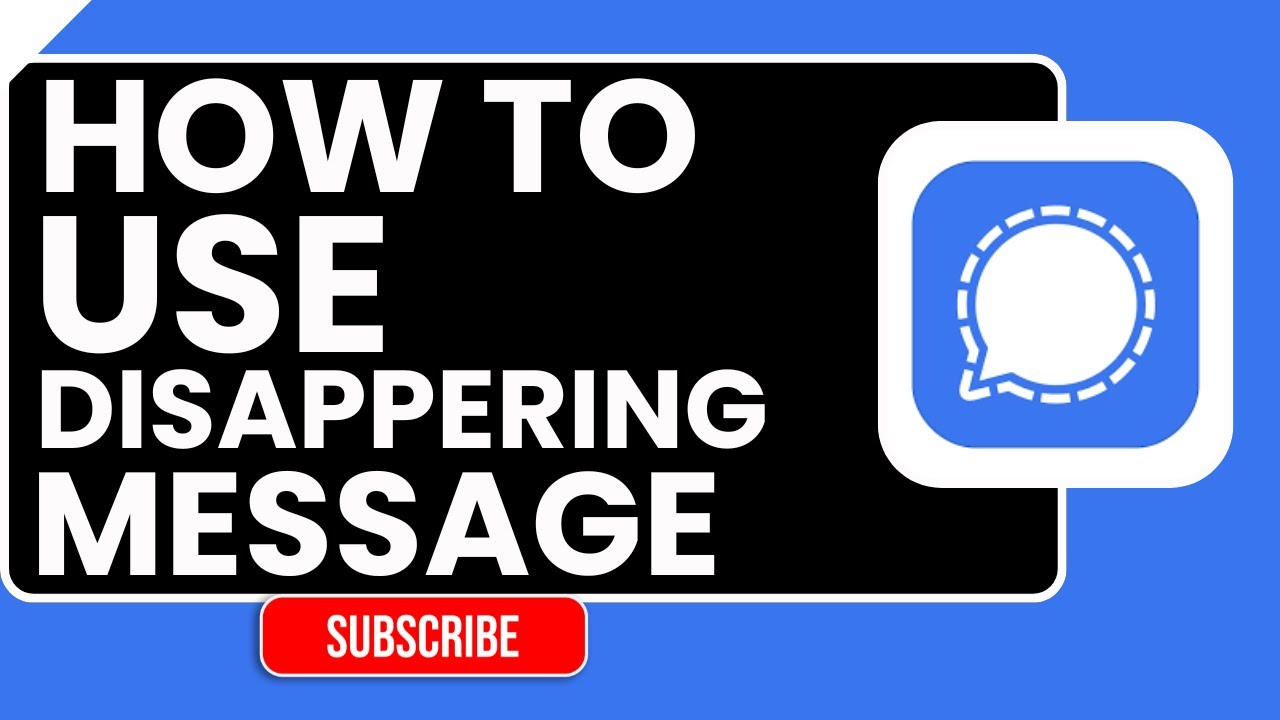 How to Use Signal Disappearing Messages | Auto-Delete Texts, Photos ...