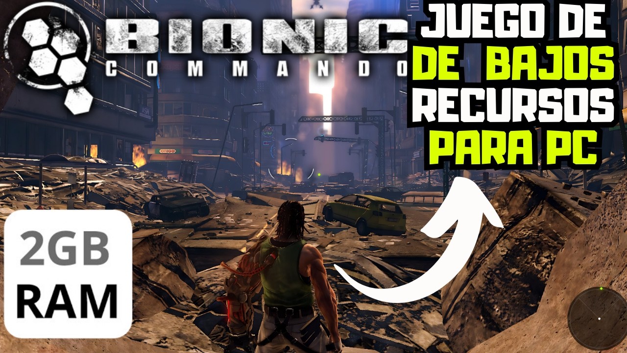 Bionic Commando JUEGO PARA PC DE POCOS REQUISITOS QUE DEBER PROBAR - YouTube