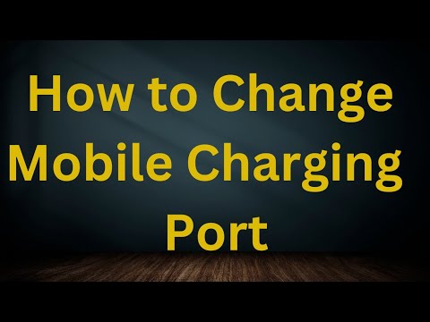 Learn how to change Mobile Charging Port with proper way - YouTube