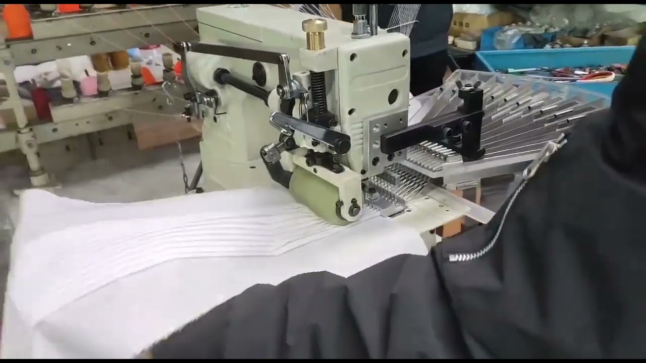 Chirantech shirring machine - YouTube