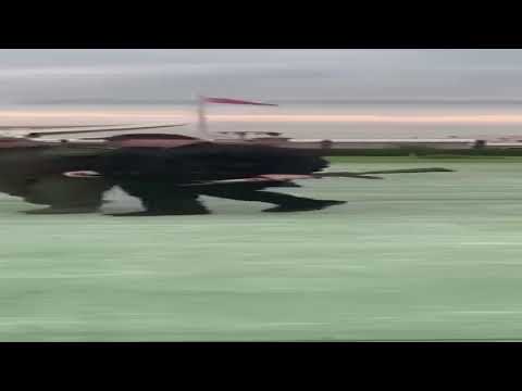 Ultra Wide President of Belarus Alexander Lukashenko walking with AK-47 ...