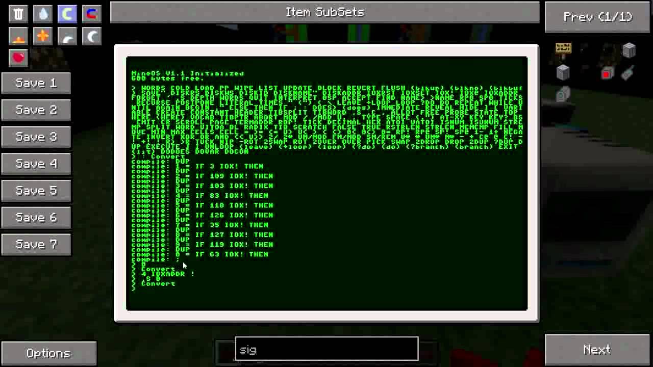 Let's Plus Minecraft 10.5 - Digital Display Redpower Forth - YouTube