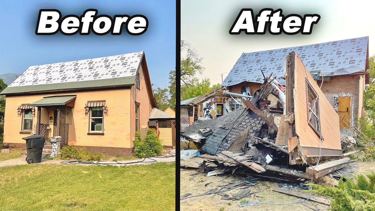 House Collapse CAUGHT On Video! - YouTube