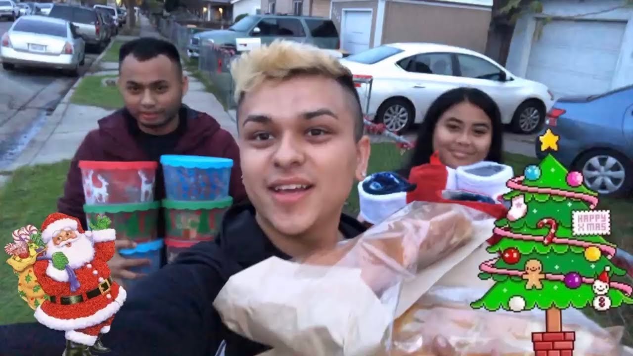 Giving Christmas Gifts to the Homeless! - YouTube