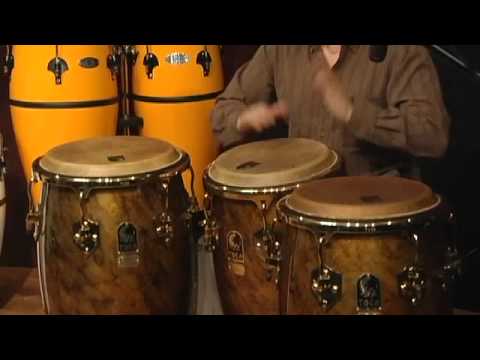Toca Limited Edition Series Congas in Sahara Gold Finish - YouTube