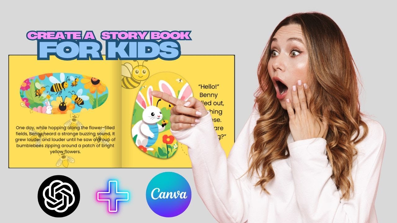 How To Create Kids' Storybooks with Canva & ChatGPT - YouTube