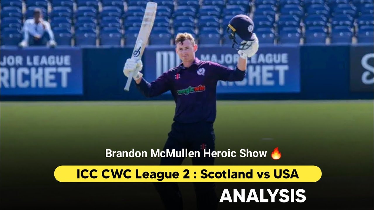 SCO vs USA | Post Match Analysis | ICC CWC League 2 Round 7 | Daily ...