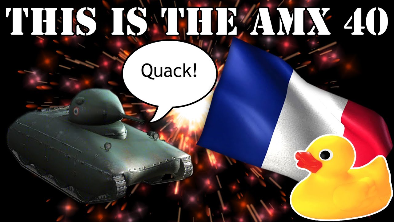 World of Tanks. This is the AMX 40 - YouTube