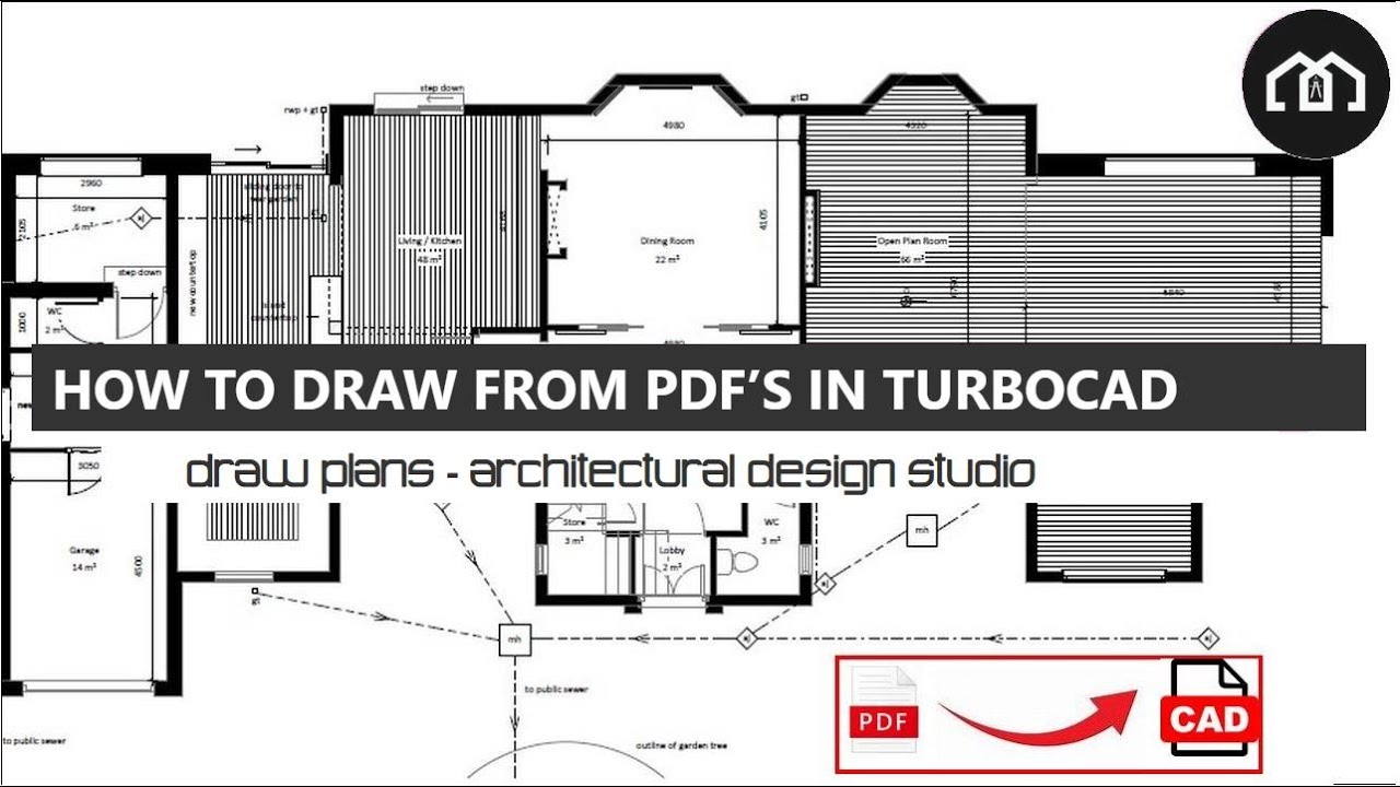 How to Redraw PDF's in AutoCAD & TurboCAD | Learn How To Create CAD ...
